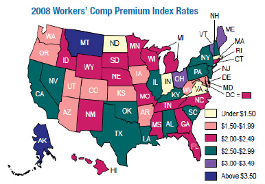 California Slips in National Workers’ Comp Rate Study | | Workers’ Comp ...