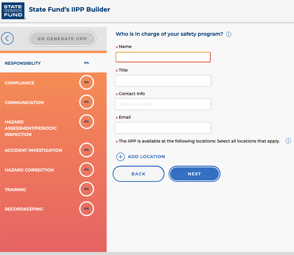 State-Funds-IIPP-builder | | Workers’ Comp Executive